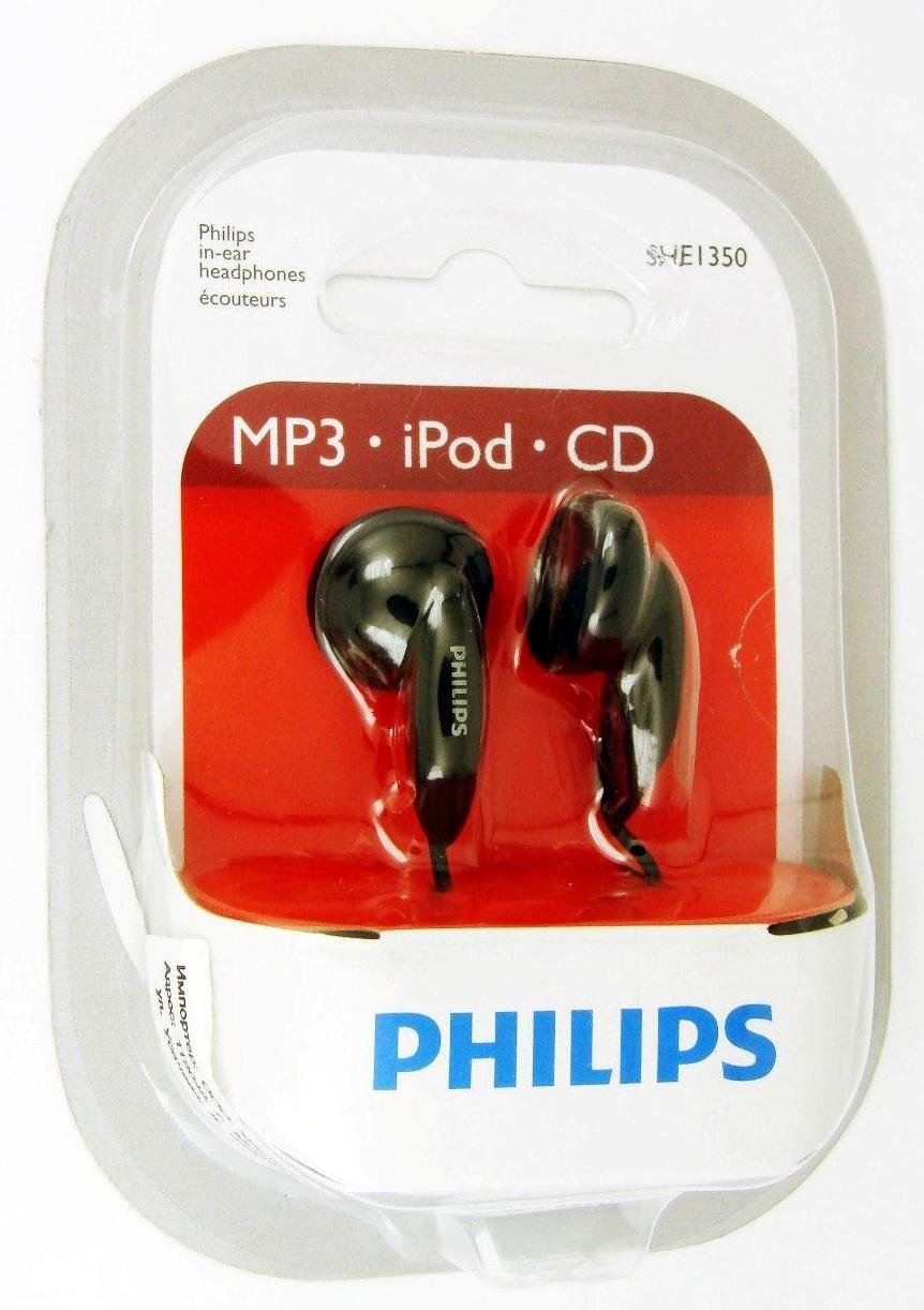 Наушники Philips SHE1350 купить | ELMIR - цена, отзывы, характеристики