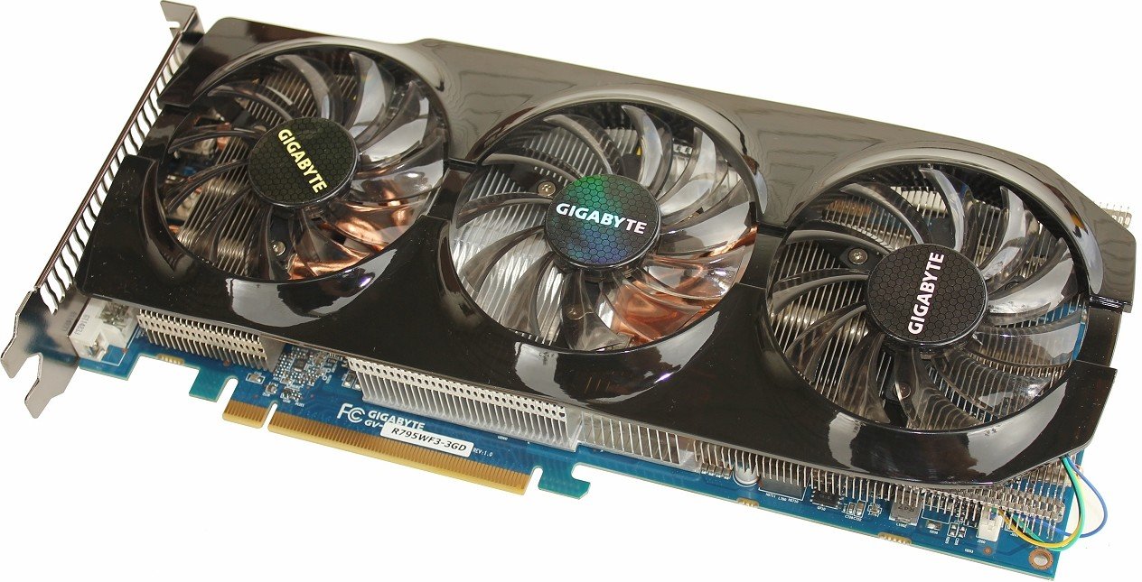 Видеокарта GigaByte PCI-E Radeon HD7950 3GB DDR5 (GV-R795WF3-3GD ...