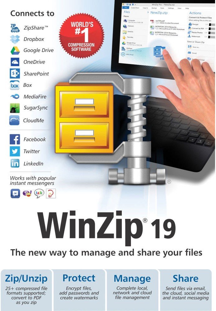 WinZip 19 Standard ESD (ESDWZ19STDML) купить | ELMIR - цена, отзывы ...